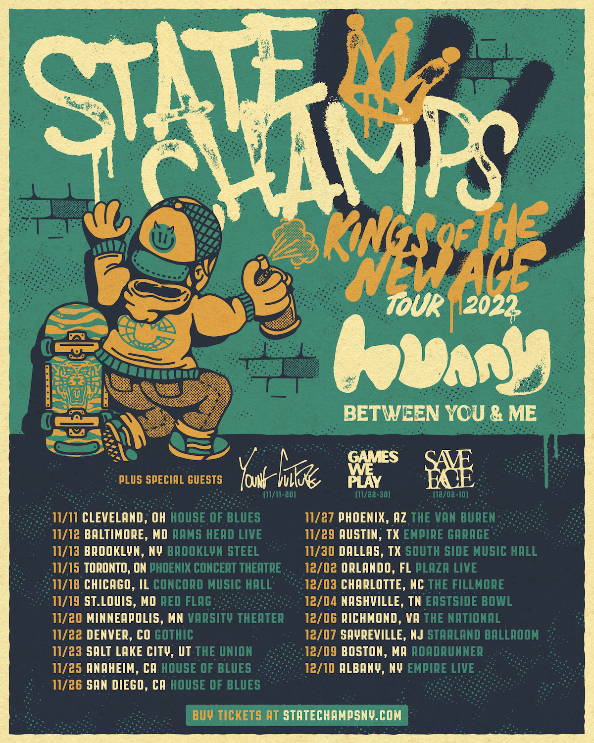 State Champs Announce Headlining Tour | Punktuation!