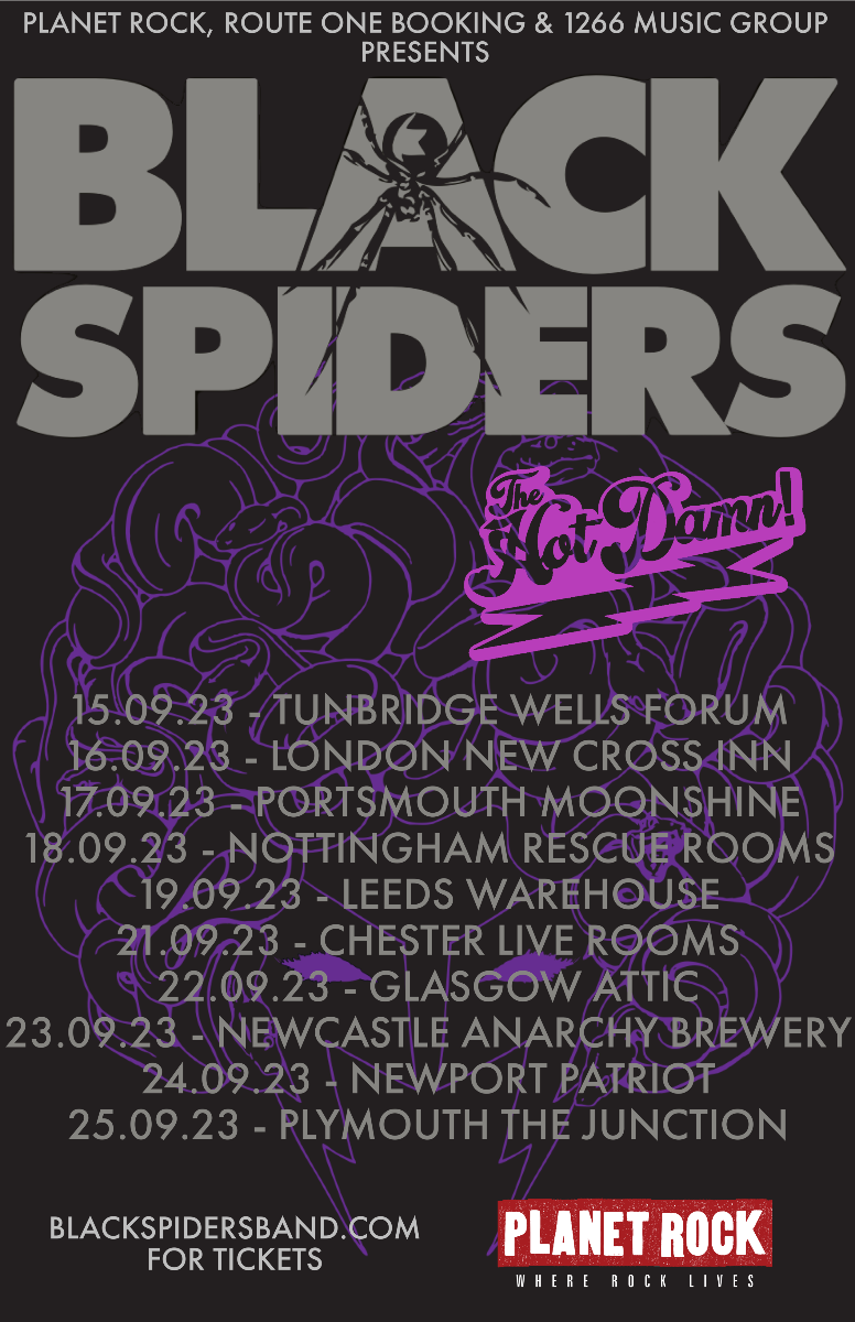 Album Review: Black Spiders rip-roaring rocking 'Can't Die, Won't Die' | Punktuation!